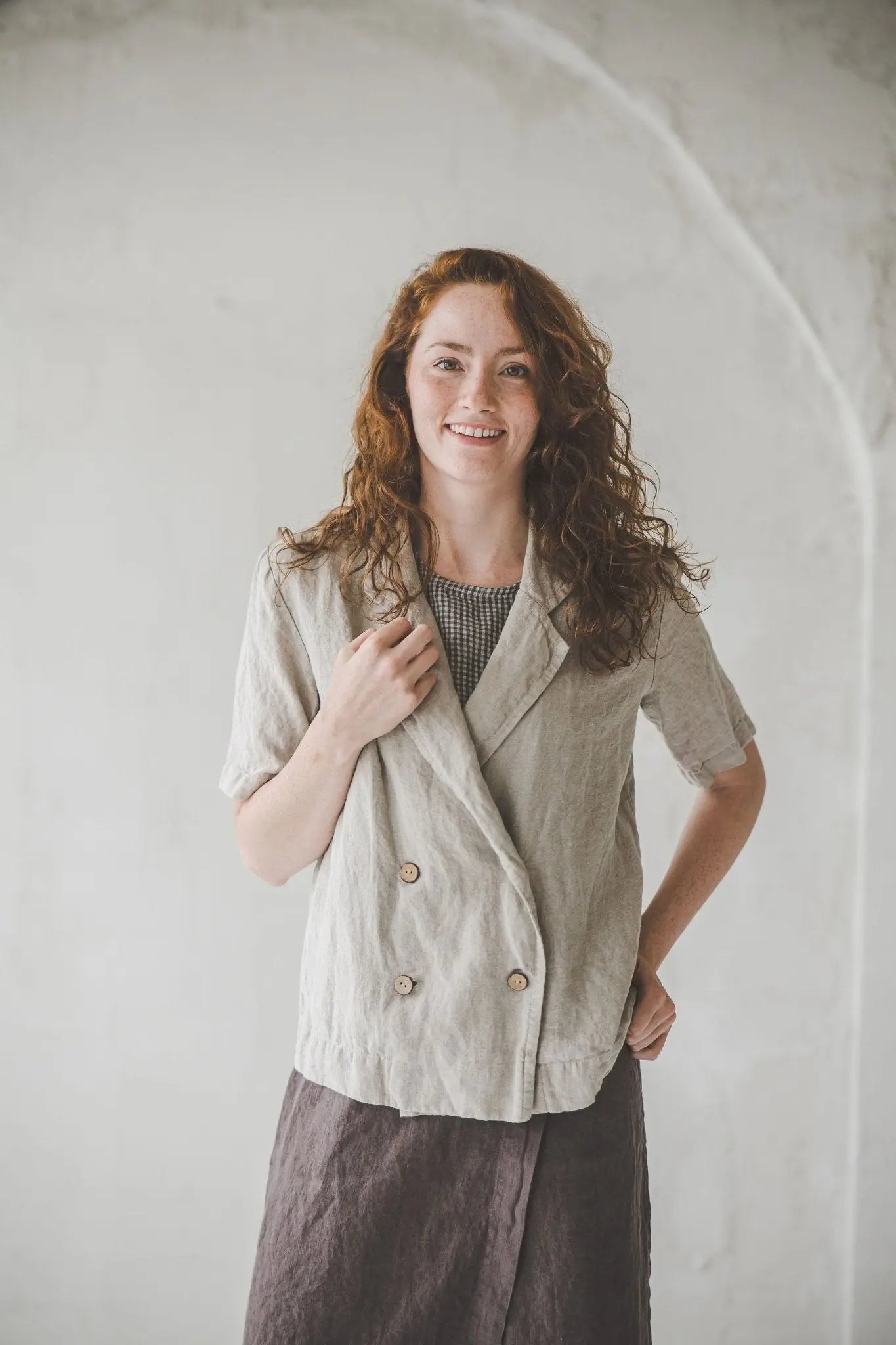 READY TO SHIP: Loose Linen Jacket - Epic Linen