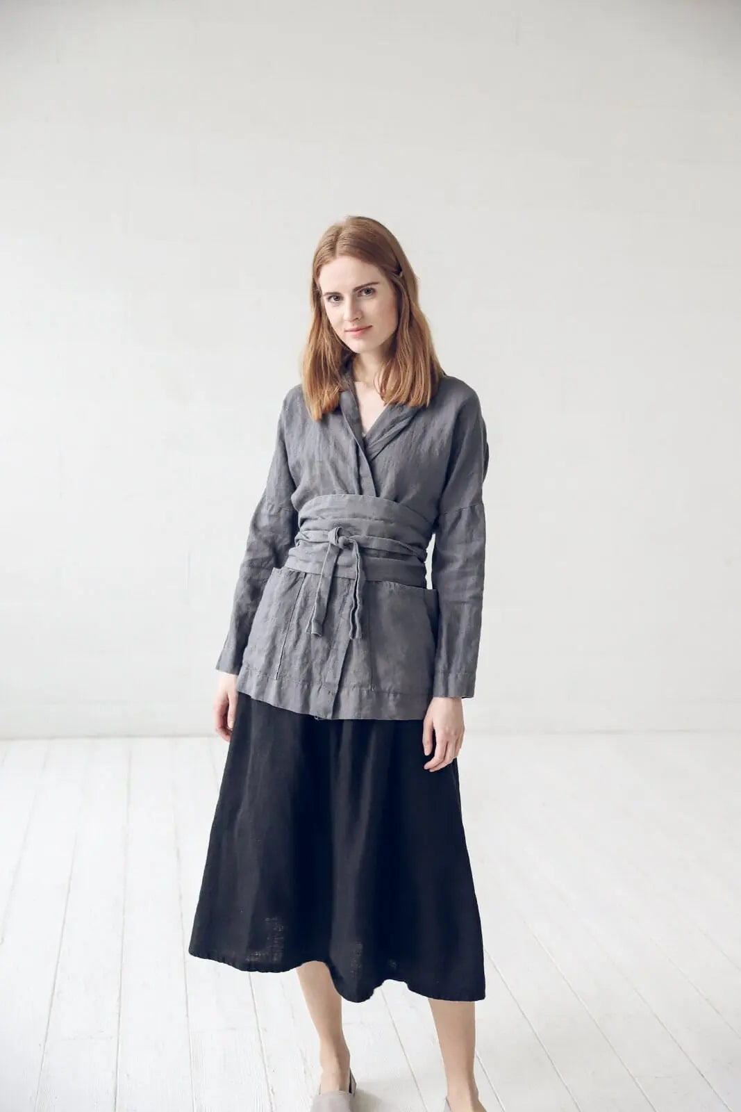 Wide Long Linen Belt - Epic Linen